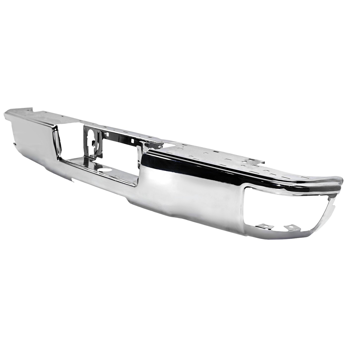 New Step Bumper Rear Face Bar Chrome for Chevy Silverado 1500 GM1102558 ...