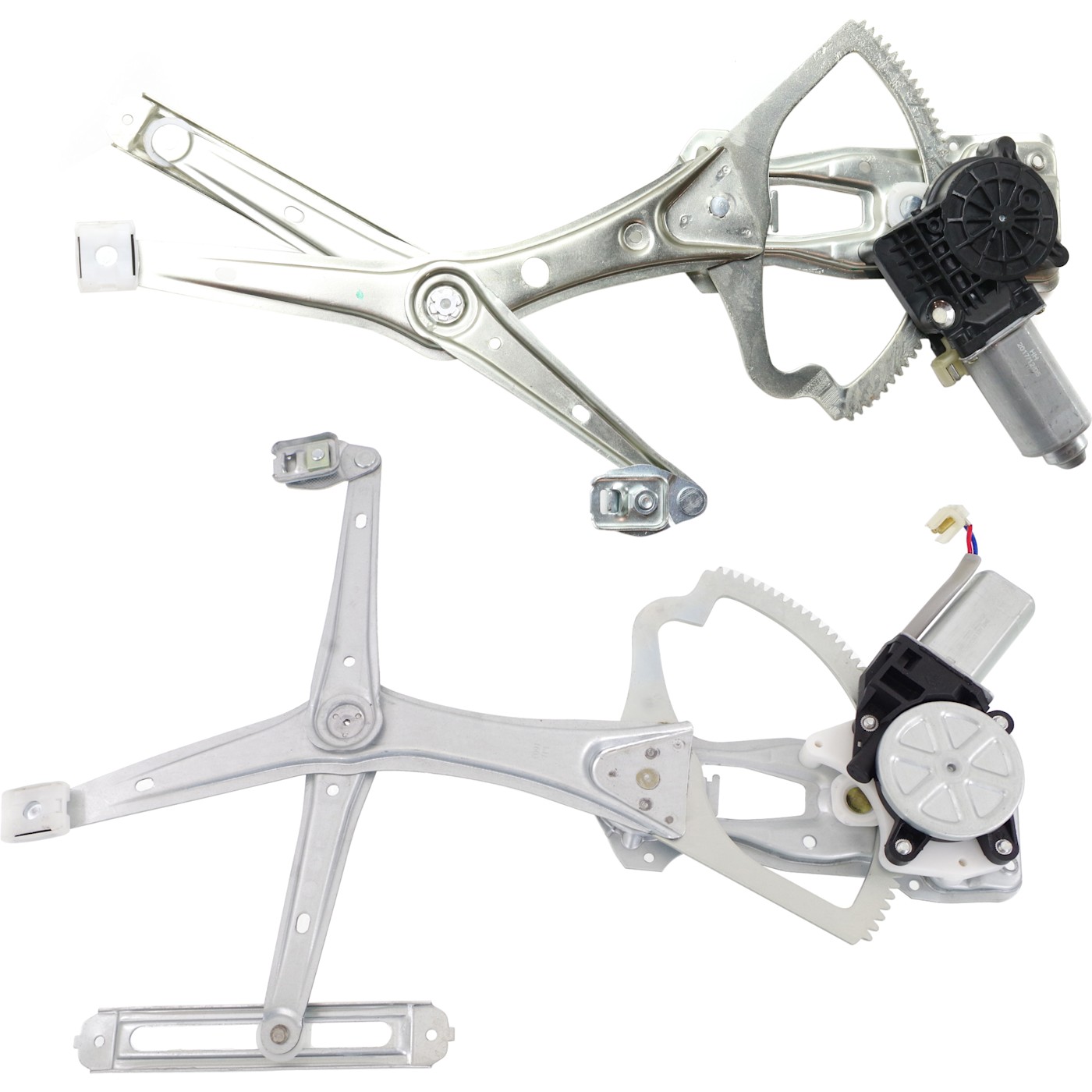 New Set Window Regulator Glass Front Driver & Passenger Side with motor ...