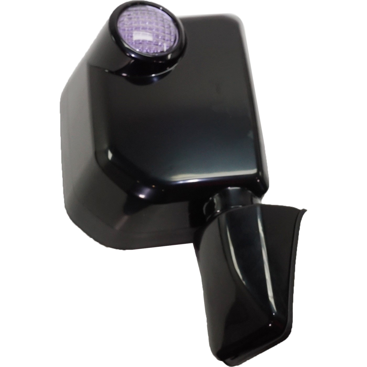 Fits Toyota FJ Cruiser 07-14 Set of Side View Power Mirrors Gloss Black ...