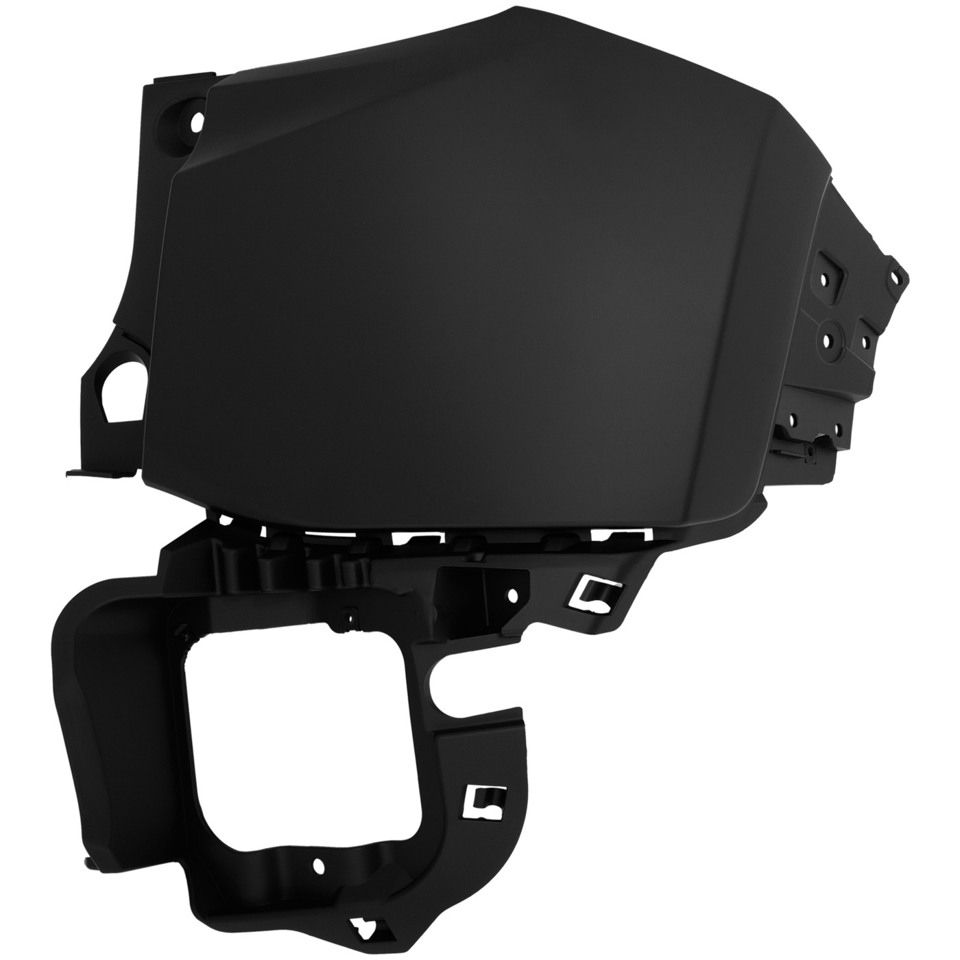 CAPA Bumper Face Bar End Extension Rear Passenger Right Side Upper RH ...