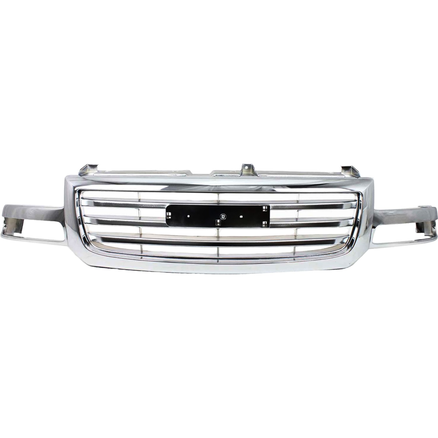 Grille For 2003-2007 GMC Sierra 1500 2003 Sierra 1500 HD Chrome Plastic ...