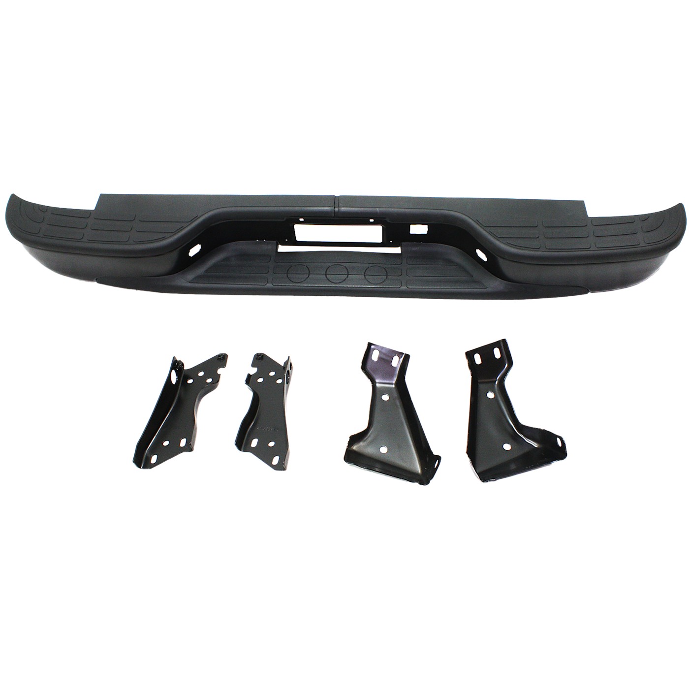 Step Bumper For 1999-2005 Chevrolet Silverado 1500 Rear Black Stepside ...