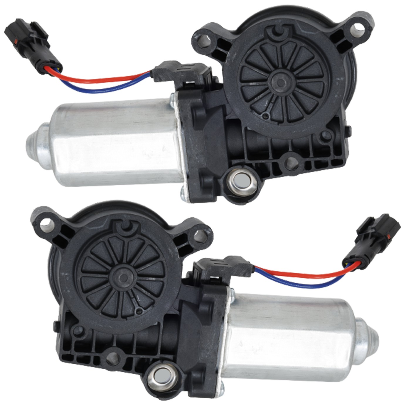 Set of 4 Window Motors Glass Front Driver & Passenger Side for Olds ...