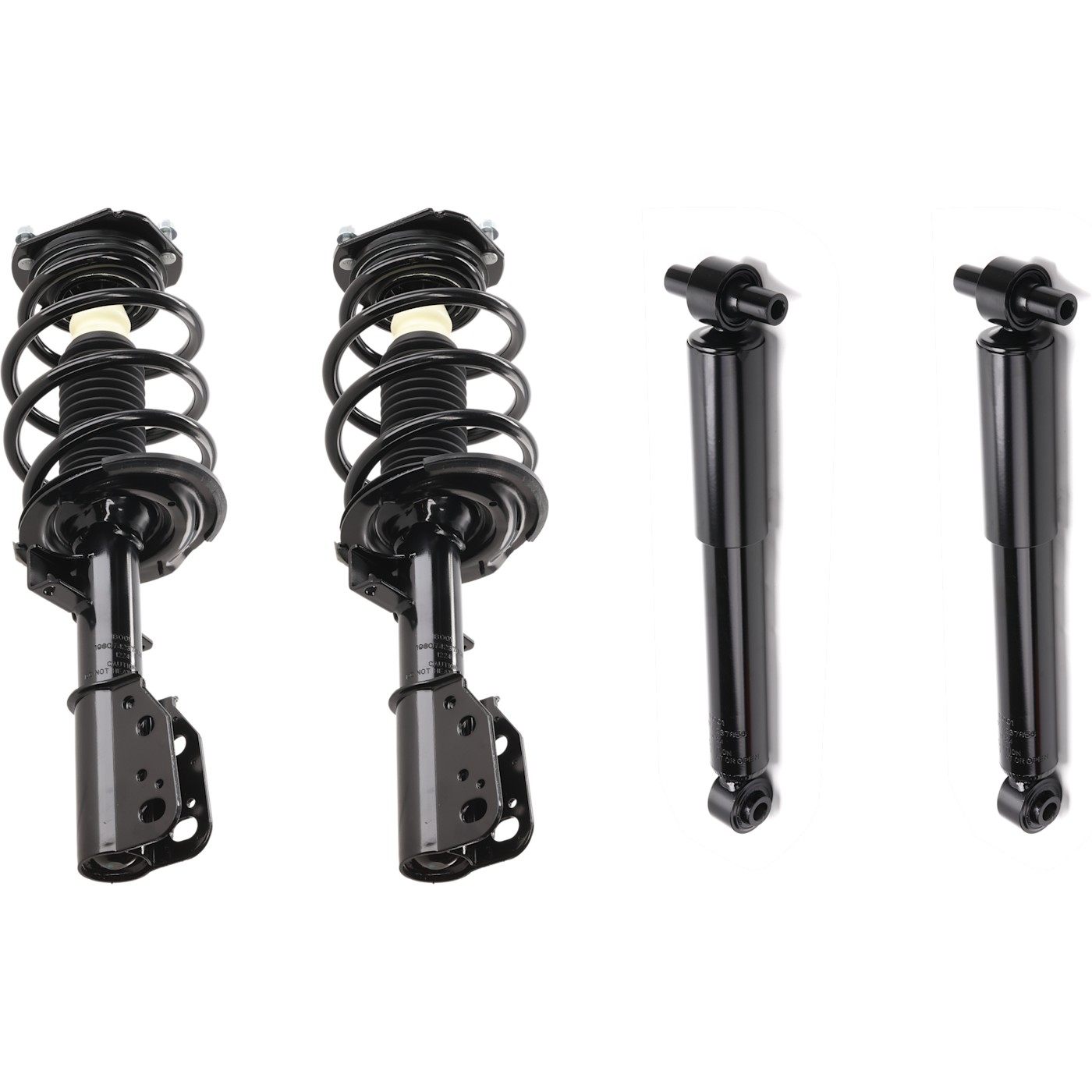 Shock and Fully Loaded Strut Set of 4 Front & Rear Driver Passenger ...